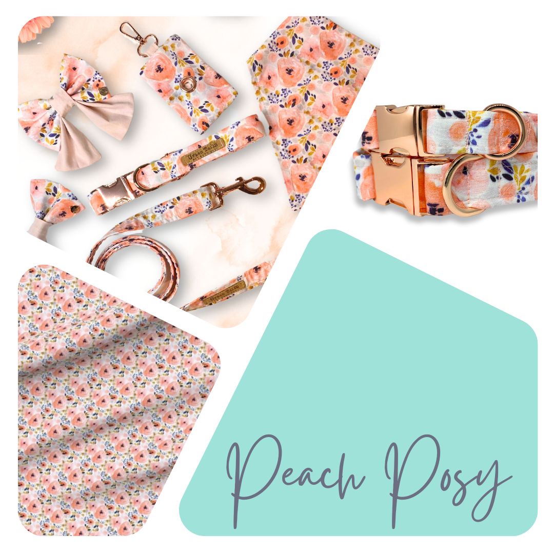 Peach Posy Collection | Urban Tails Pet Boutique